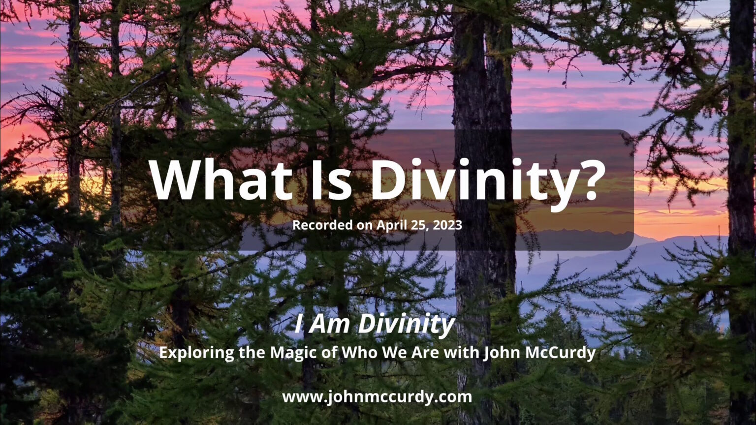 What Is Divinity? - I Am Divinity