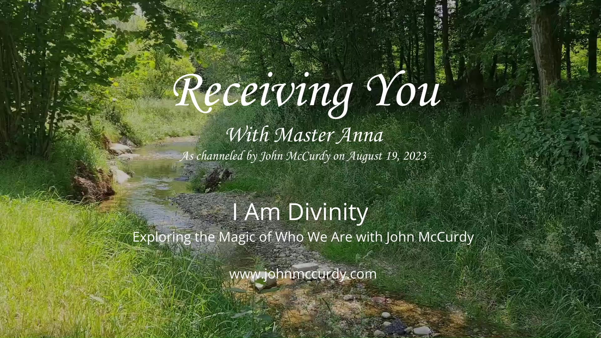Receiving You I Am Divinity Receiving You I Am Divinity